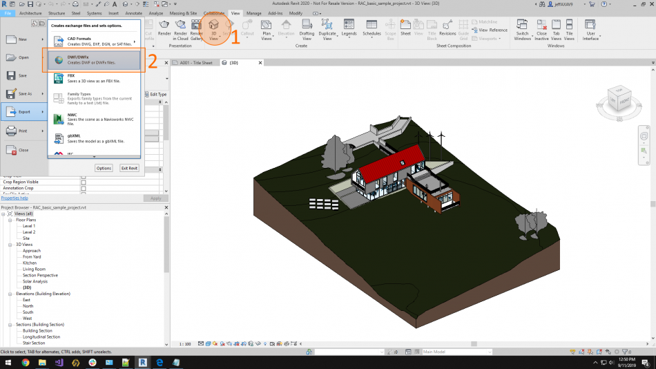 Revit to Unity with textures • 3D CAD VR