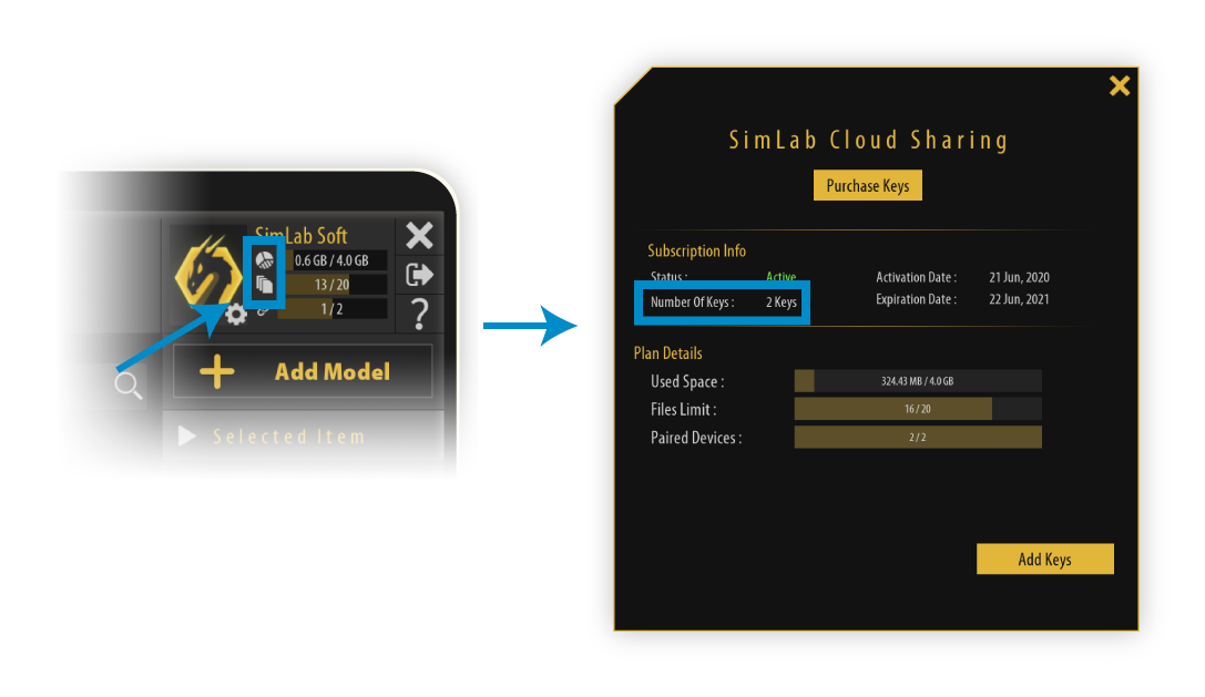 Pairing in SimLab VR Viewer • 3D CAD VR