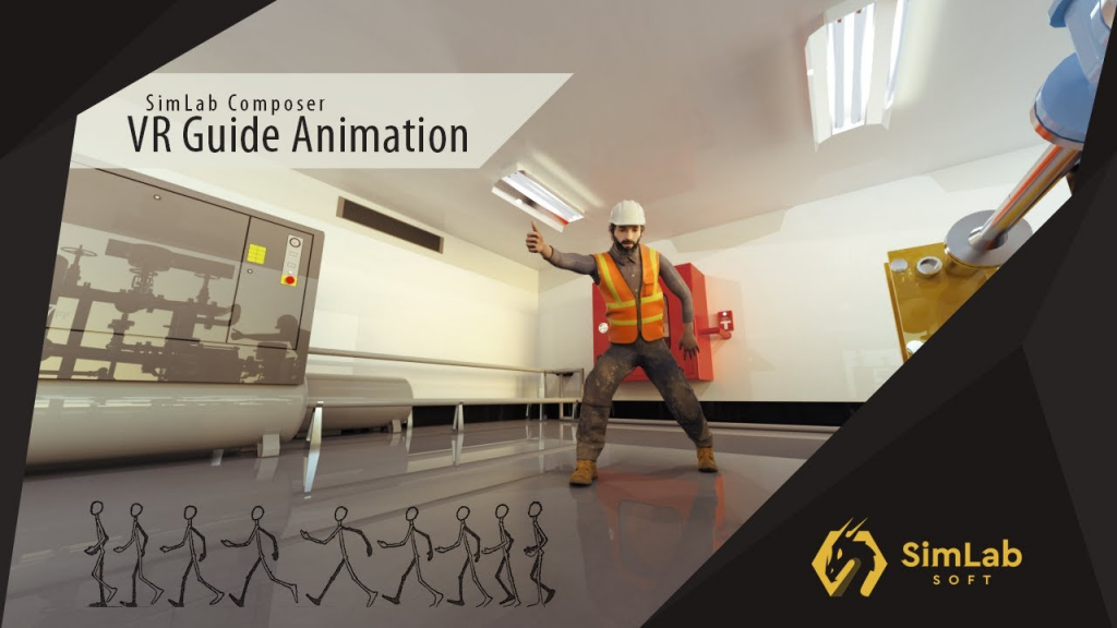 VR Guide Animation For Training and Education • 3D CAD VR