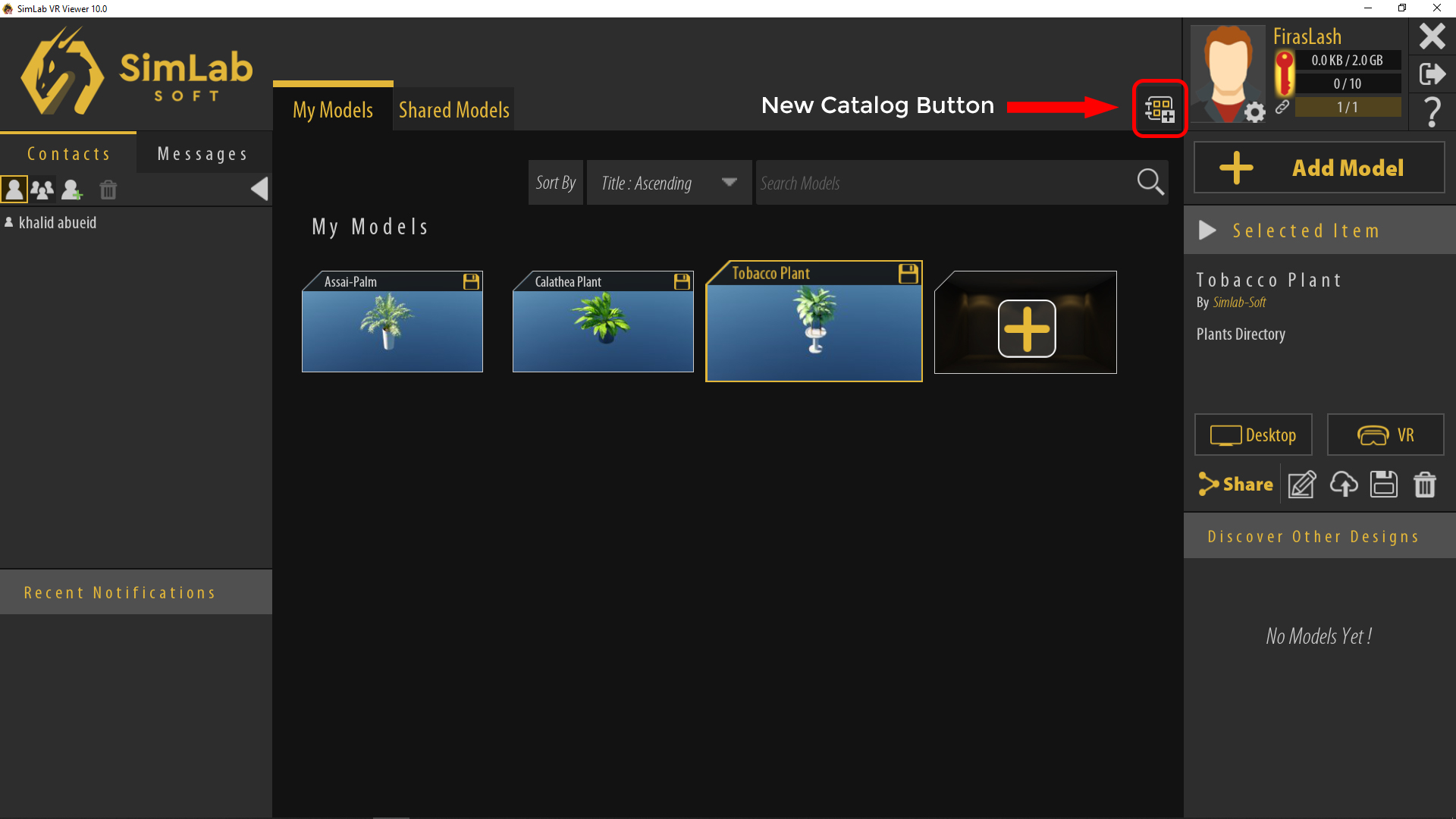Catalogs and Sharing • 3D CAD VR Simlab VR Viewer