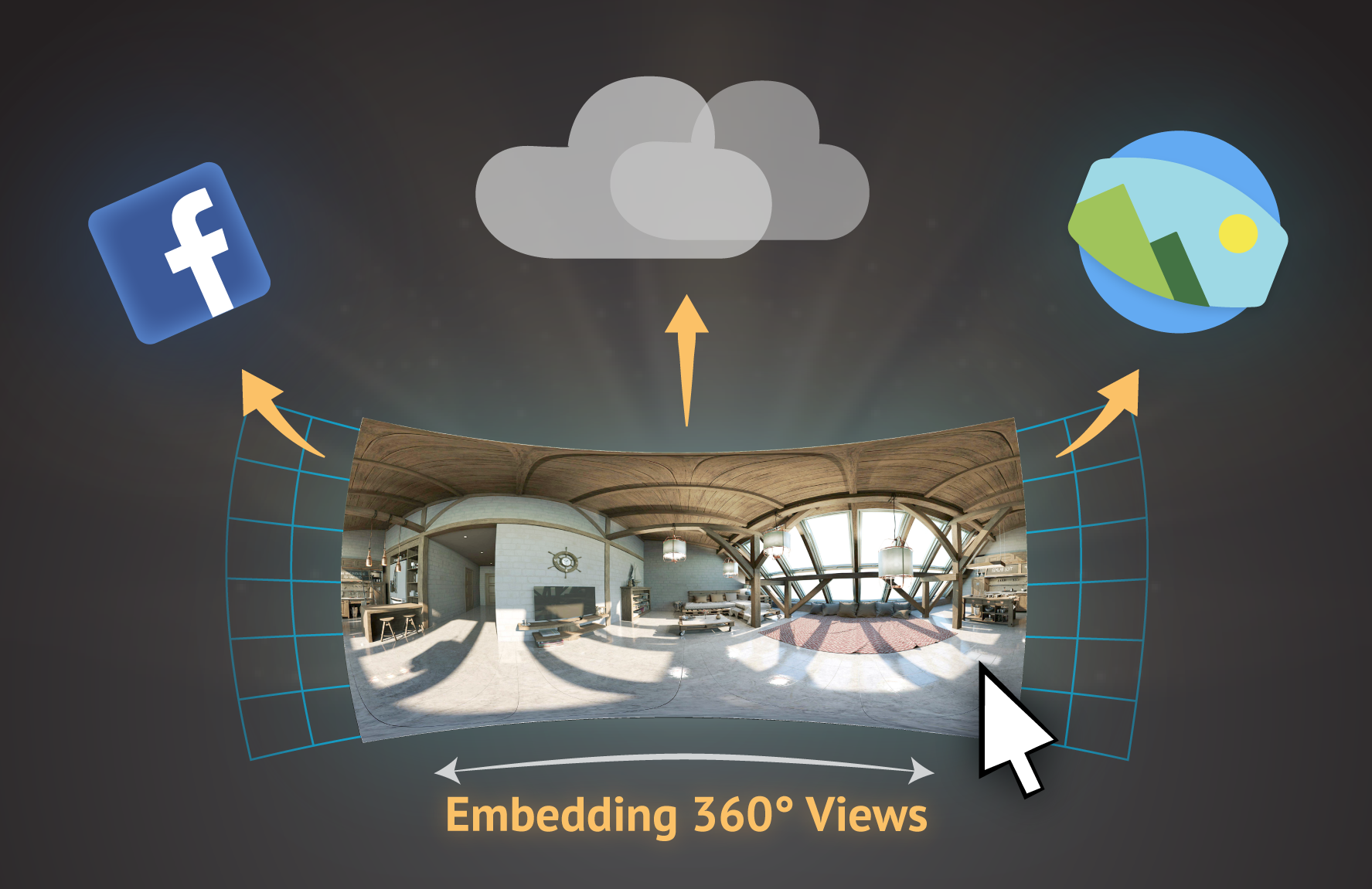 Embed and Share 360 Images • 3D CAD VR