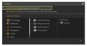 Scene Optimization in SimLab Composer • 3D CAD VR